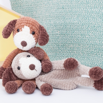 Dog snuggler, Puppy lovey amigurumi pattern - Amigurumi.com