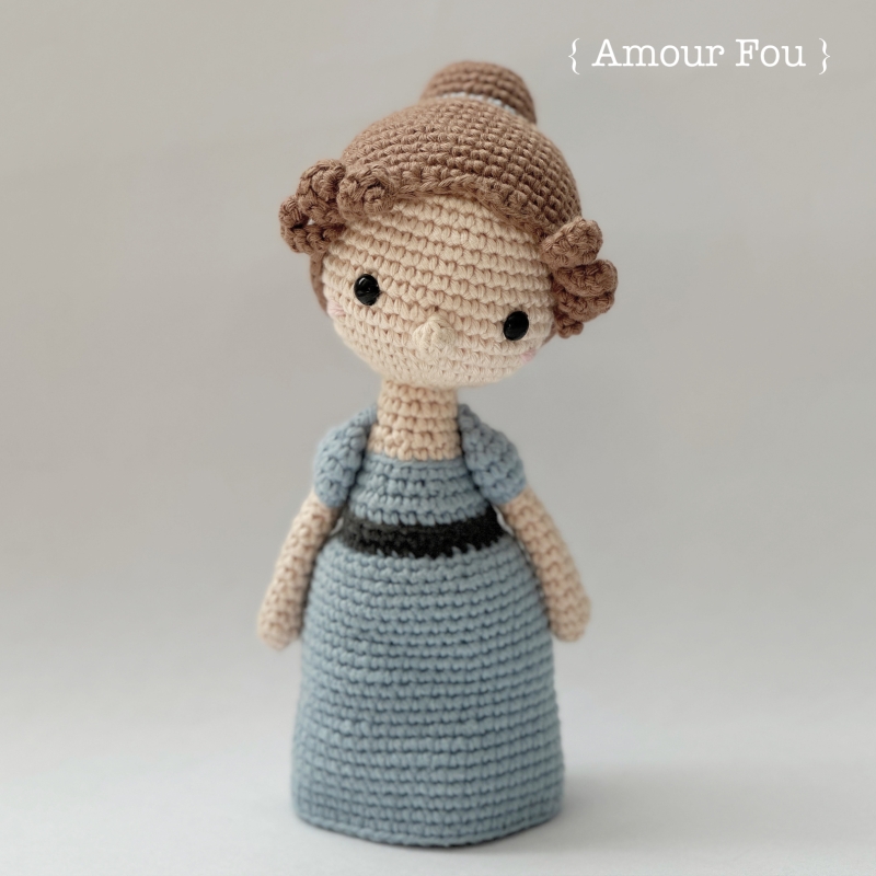 Jane Austen amigurumi pattern - Amigurumi.com