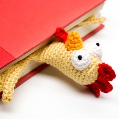Chicken Bookmark amigurumi pattern - Amigurumi.com
