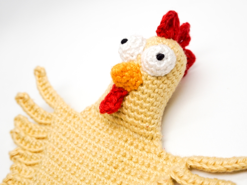 Chicken Bookmark amigurumi pattern - Amigurumi.com