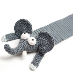 Elephant Bookmark amigurumi pattern - Amigurumi.com