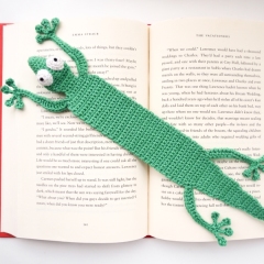 Gecko Bookmark amigurumi pattern - Amigurumi.com