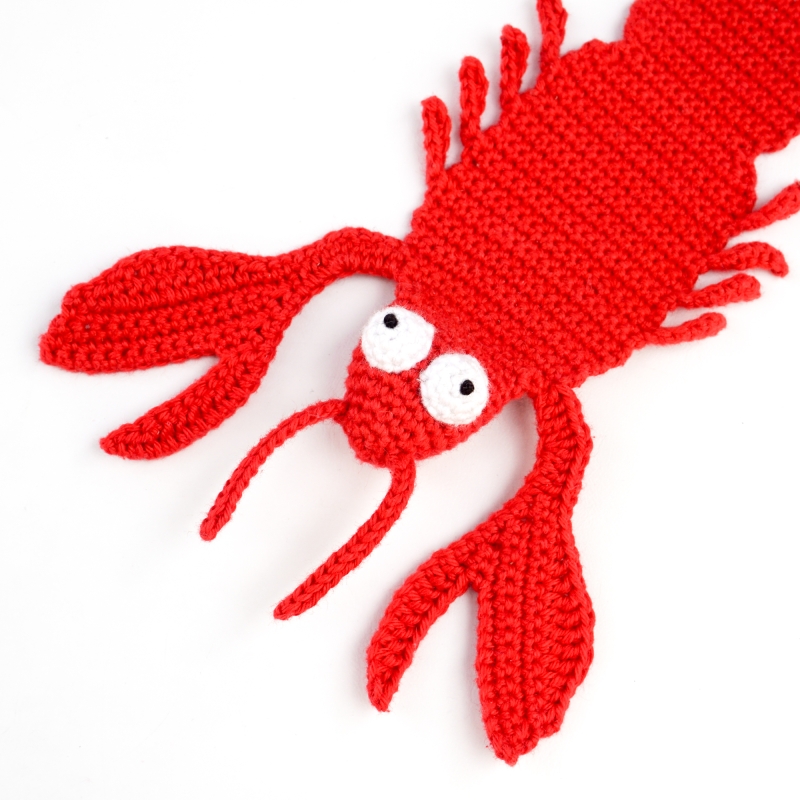 Lobster Bookmark amigurumi pattern - Amigurumi.com
