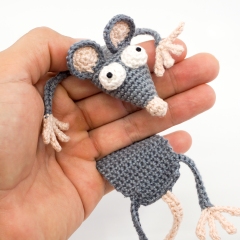 Rat Bookmark amigurumi pattern - Amigurumi.com