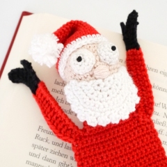 Santa Claus Bookmark amigurumi pattern - Amigurumi.com
