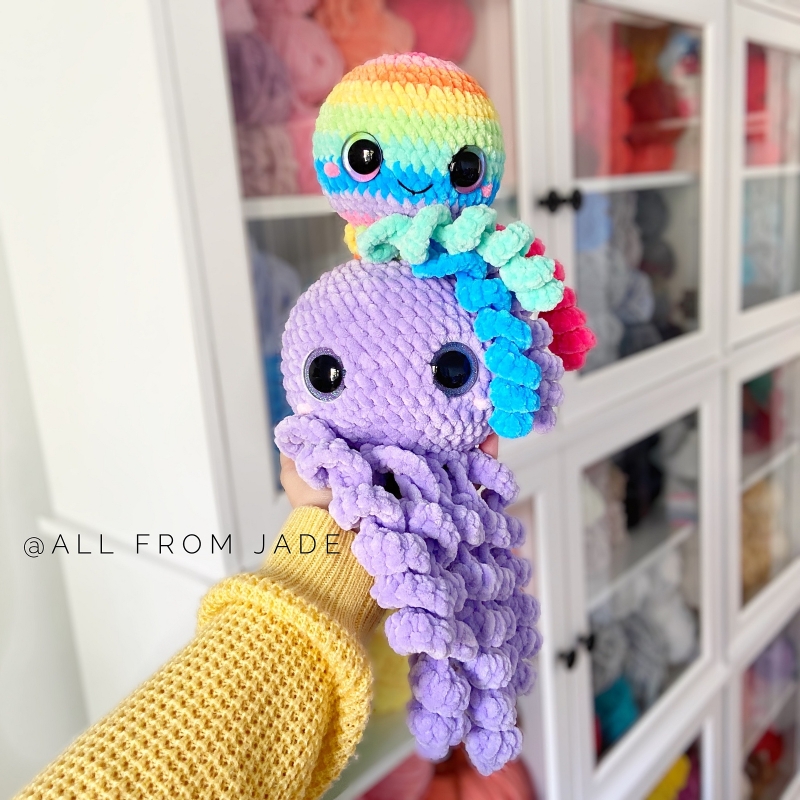 Rose the Octopus - No sew amigurumi pattern - Amigurumi.com