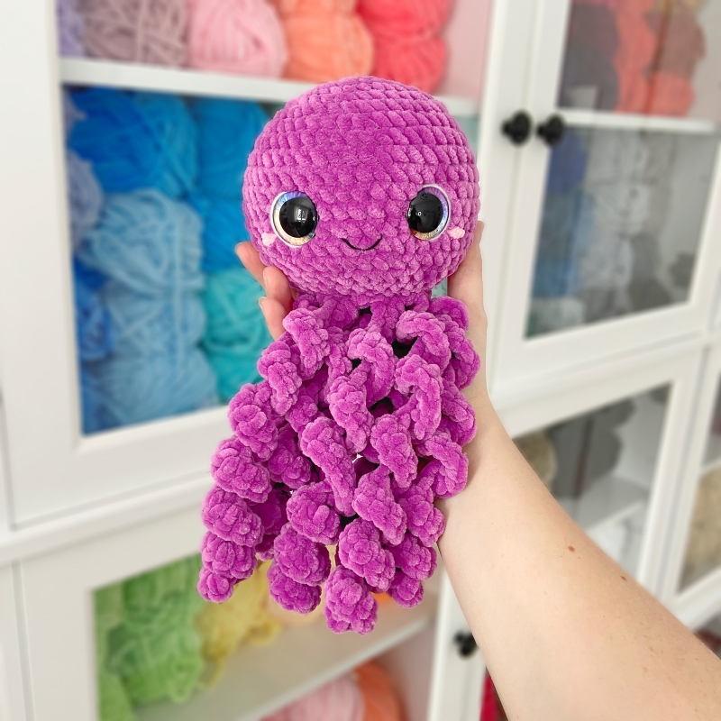 Rose the Octopus - No sew amigurumi pattern - Amigurumi.com