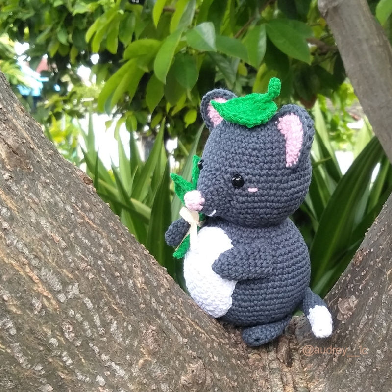 Wayne the Western Ringtail Possum amigurumi pattern - Amigurumi.com