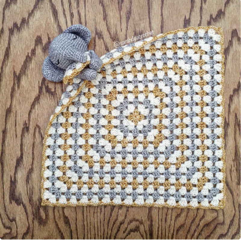 Hans the Elephant Lovey amigurumi pattern - Amigurumi.com