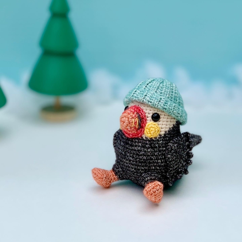 Mini Muffin the Chubby Puffin amigurumi pattern - Amigurumi.com