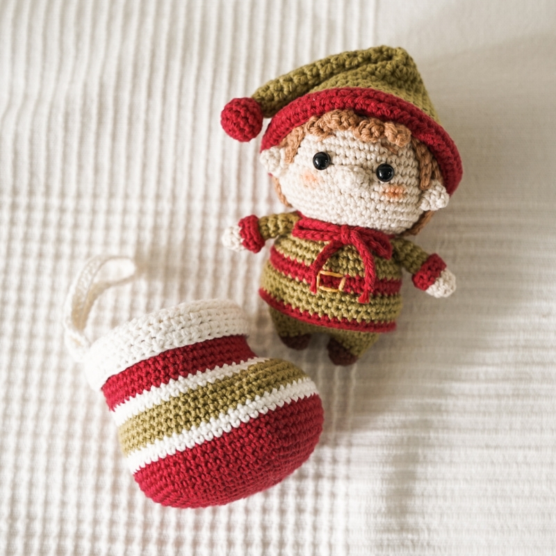 Jingle the Elf amigurumi pattern - Amigurumi.com