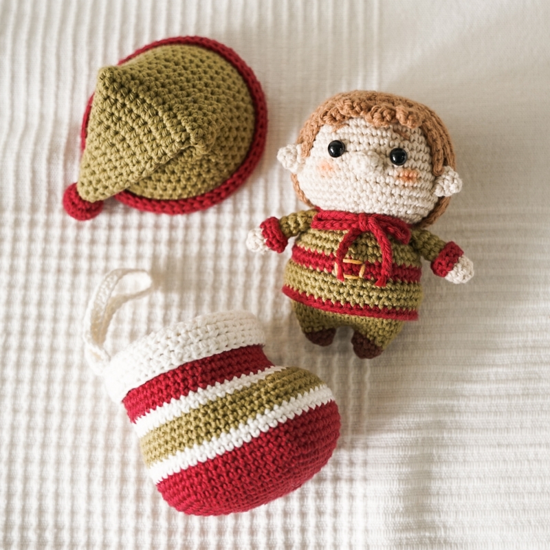 Jingle the Elf amigurumi pattern - Amigurumi.com
