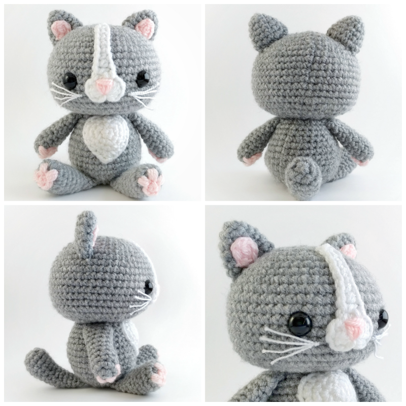 Snuggle Kitty Cats Bundle amigurumi pattern - Amigurumi.com