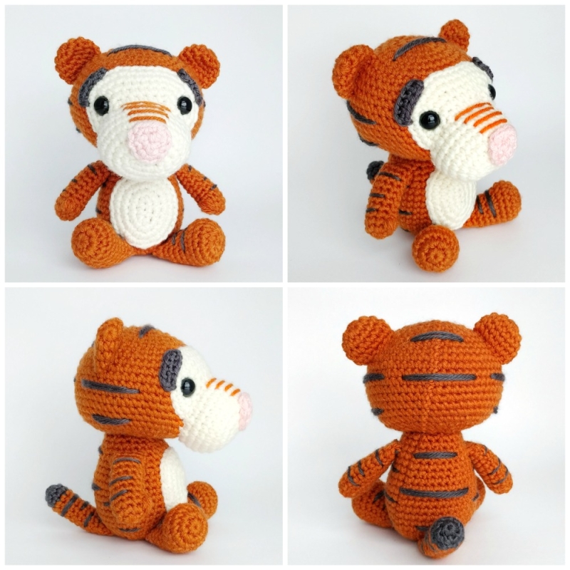 Snuggle Tigger the Tiger amigurumi pattern - Amigurumi.com
