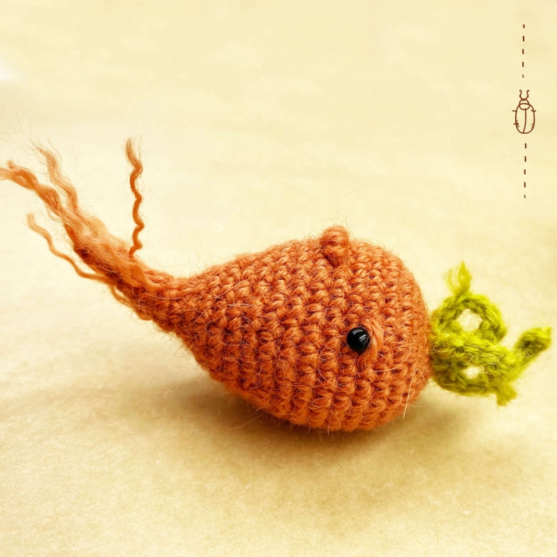 MINI CARROT - Free amigurumi pattern