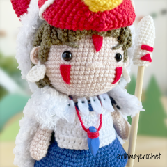 Princess Mononoke amigurumi pattern - Amigurumi.com