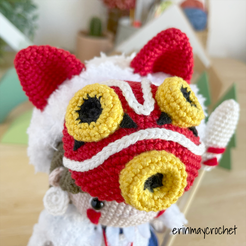 Princess Mononoke amigurumi pattern - Amigurumi.com