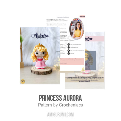 Princess Aurora amigurumi pattern - Amigurumi.com