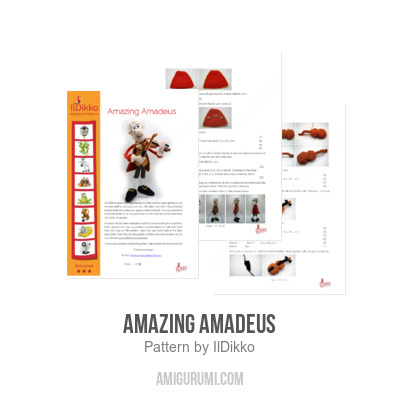 Amazing Amadeus amigurumi pattern - Amigurumi.com