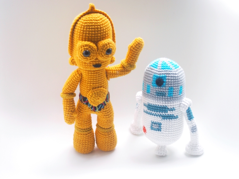 R2D2 Star Wars - Crochet Pattern amigurumi pattern - Amigurumi.com
