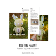 Rob the Rabbit amigurumi pattern - Amigurumi.com