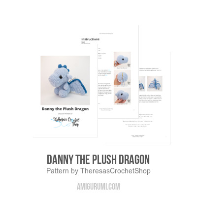 Danny the Plush Dragon amigurumi pattern - Amigurumi.com