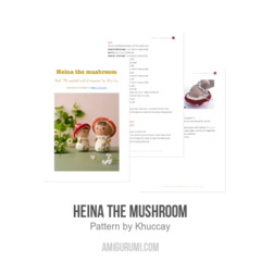 Heina the mushroom amigurumi pattern - Amigurumi.com