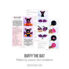 Buffy the Bat amigurumi pattern - Amigurumi.com