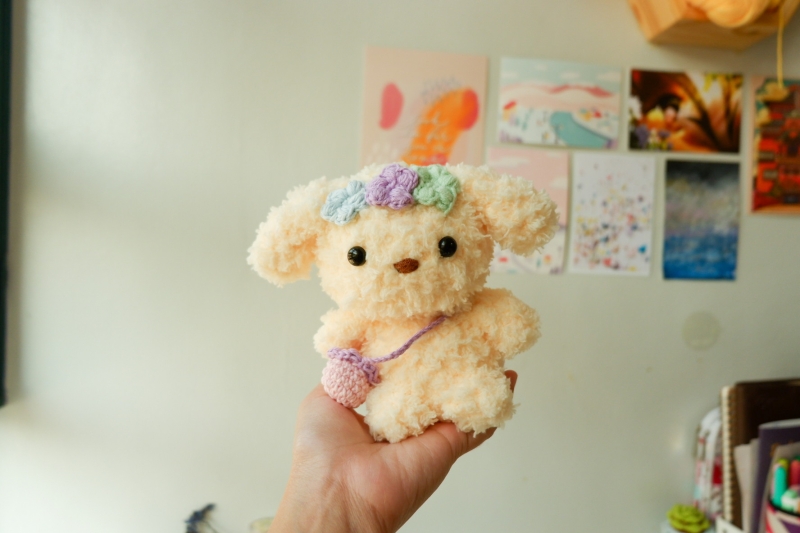 Poppy the Fluffy Dog amigurumi pattern - Amigurumi.com