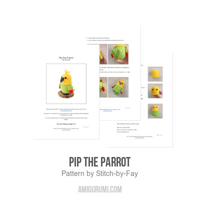 Pip the Parrot amigurumi pattern - Amigurumi.com