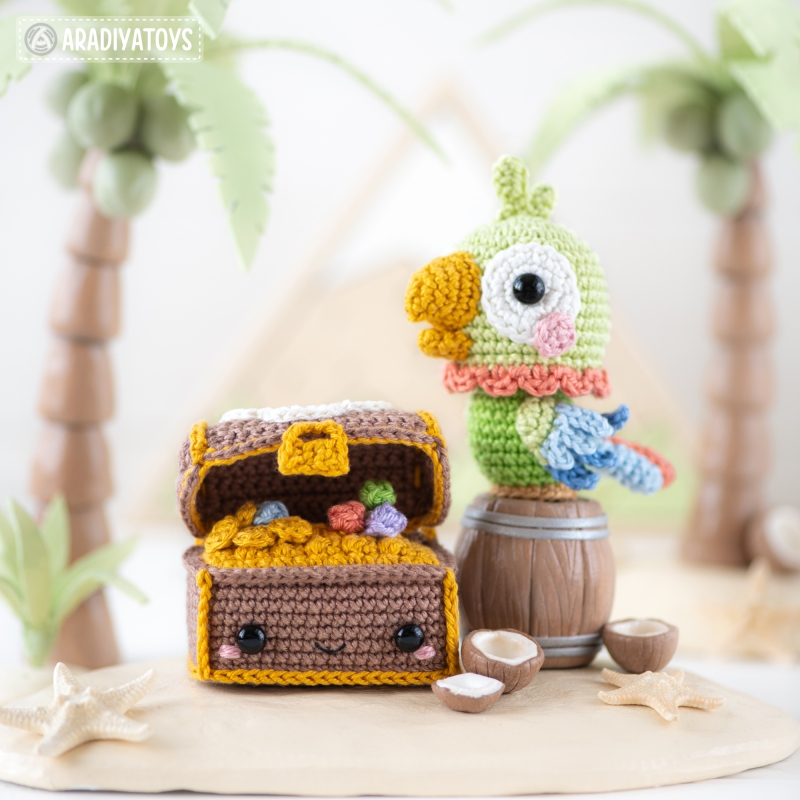 Treasure Island ('Mini Kingdom') amigurumi pattern - Amigurumi.com