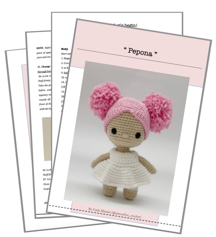 Little Pepona amigurumi pattern - Amigurumi.com