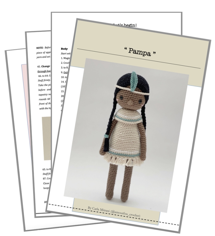 Pampa amigurumi pattern - Amigurumi.com