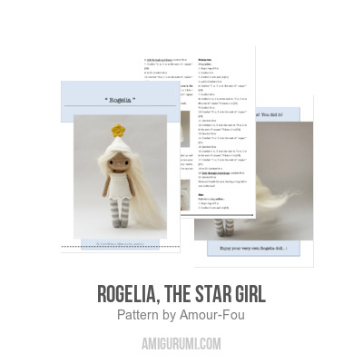Rogelia, the Star Girl amigurumi pattern - Amigurumi.com