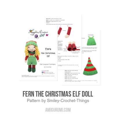 Fern the Christmas Elf Doll amigurumi pattern - Amigurumi.com