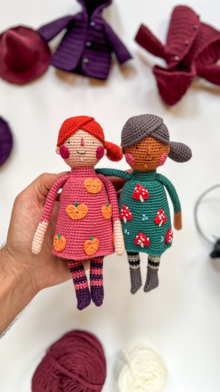 Xenia the Endearing Witch amigurumi pattern - Amigurumi.com