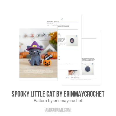 Spooky Little Cat amigurumi pattern - Amigurumi.com