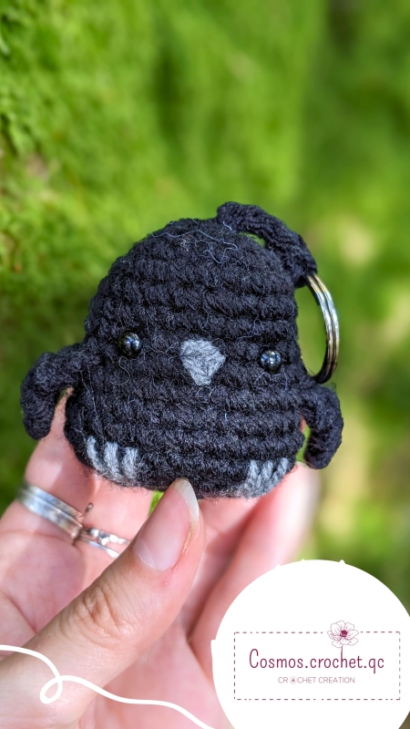 Dr plague and crow keychain combo amigurumi pattern - Amigurumi.com