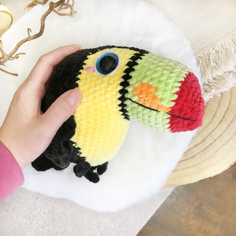 Toucan Tico amigurumi pattern - Amigurumi.com