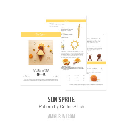 Sun Sprite amigurumi pattern - Amigurumi.com