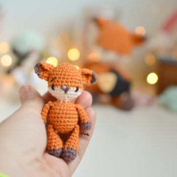 Mini amigurumi fox amigurumi pattern - Amigurumi.com