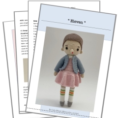 Eleven - Stranger Things amigurumi pattern - Amigurumi.com