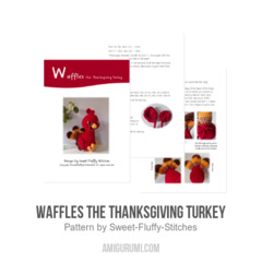 Waffles the Thanksgiving Turkey amigurumi pattern - Amigurumi.com