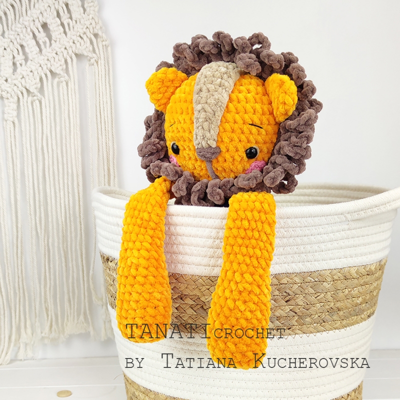 Lion crochet pattern/Plush lion amigurumi pattern - Amigurumi.com