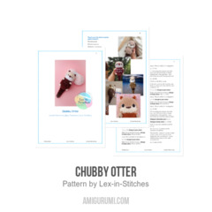 Chubby Otter amigurumi pattern - Amigurumi.com