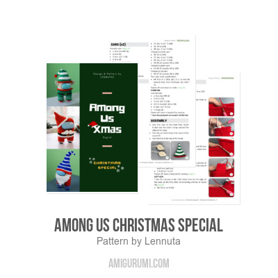 Among Us Christmas Special amigurumi pattern - Amigurumi.com