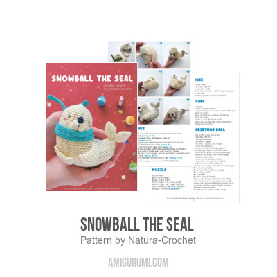 Snowball the Seal amigurumi pattern - Amigurumi.com