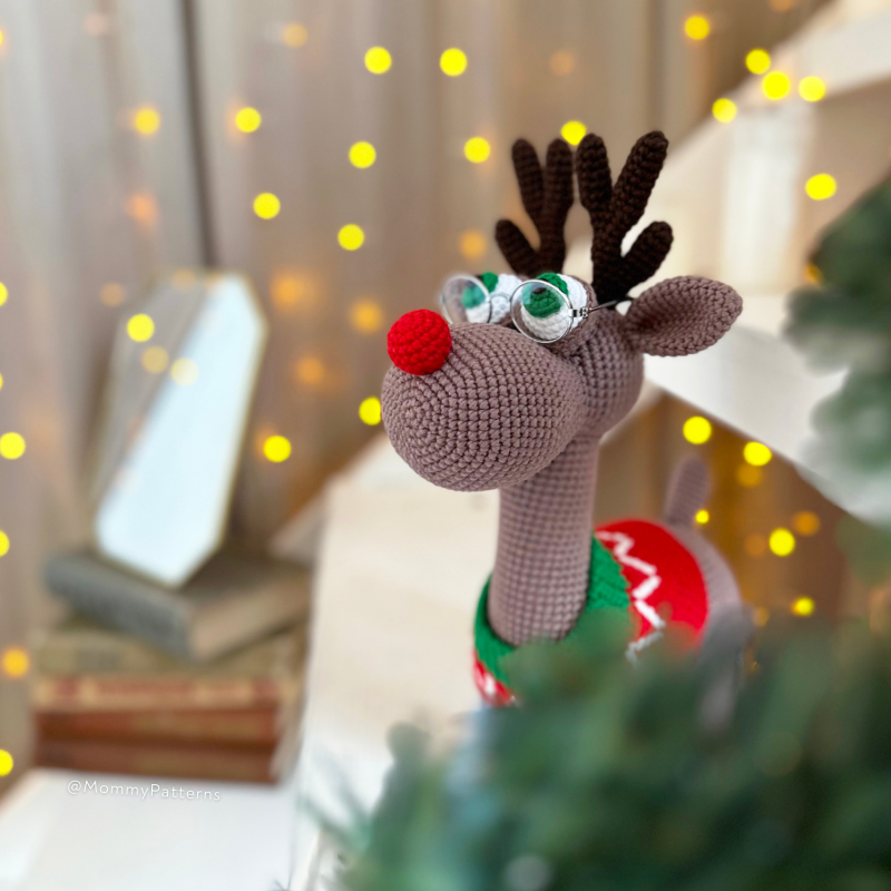 Reindeer Rudolph amigurumi pattern - Amigurumi.com