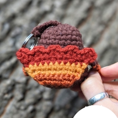 Tommy the turkey keychain pattern amigurumi pattern - Amigurumi.com