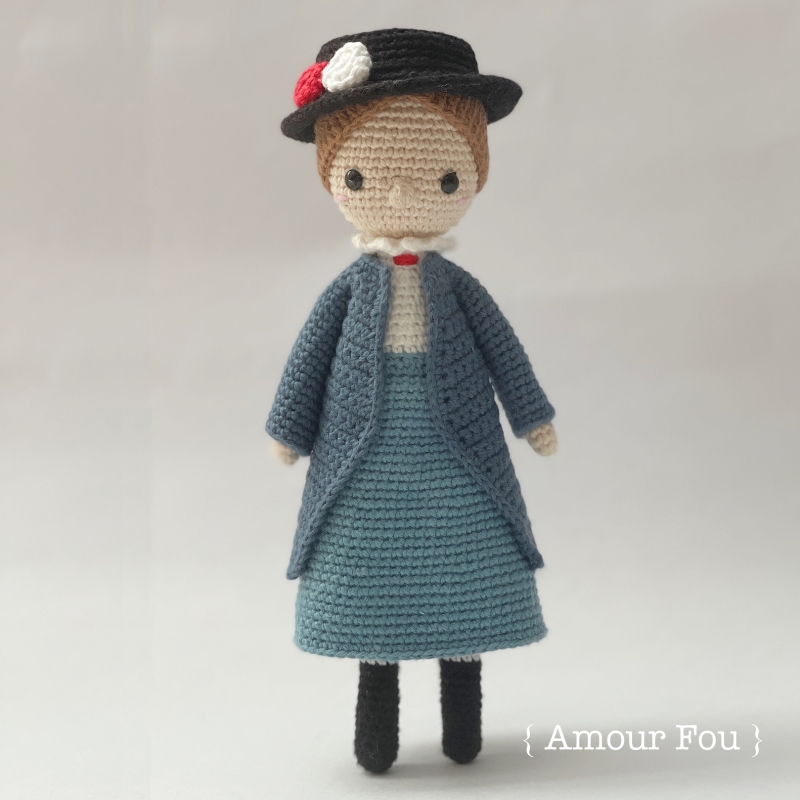 Mary Poppins amigurumi pattern - Amigurumi.com